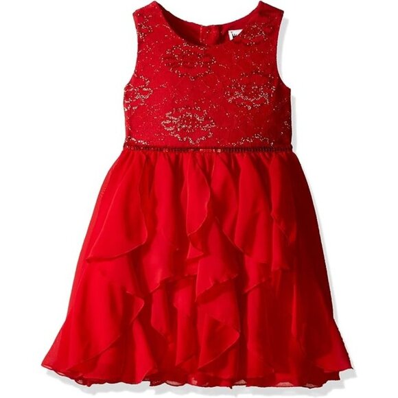 Youngland | Dresses | Youngland Girls Sleeveless Lace To Chiffon ...